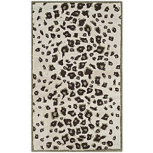 MARTHA STEWART by SAFAVIEH Collection 2'6" x 4'3" Grassland Green MSR3621A Handmade Kalahari Wool & Viscose Accent Rug