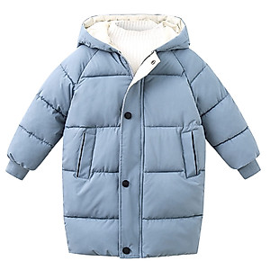 Girls Puffer Winter Coat Packable Hooded Puffer Jacket Thick Warm Puffy Coats Kids Winter Snow Coats Parka