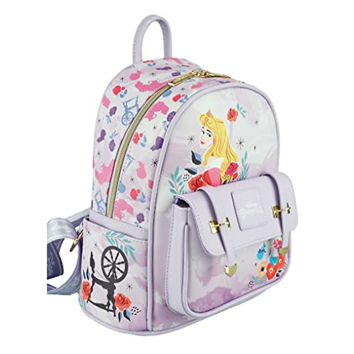 Disney Sleeping Beauty Wondapop 11 Inch Vegan Leather Mini Backpack