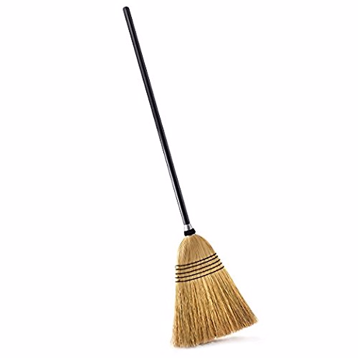 O-Cedar Heavy Duty Commercial 100% Corn Broom with Solid Wood Handle (Pack - 3)