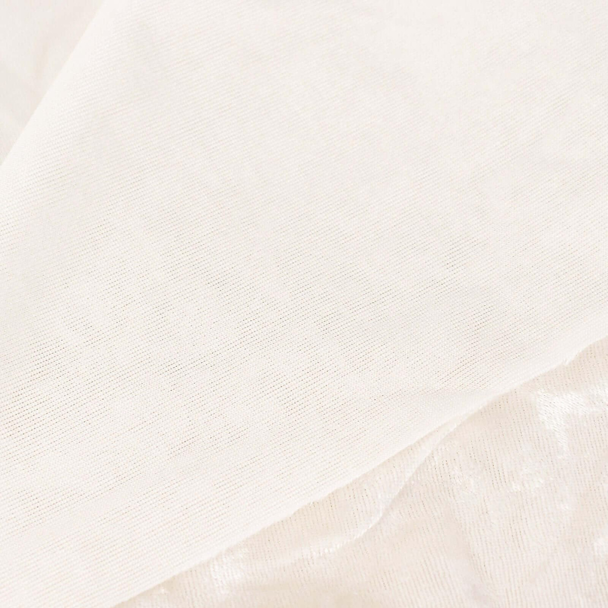 Efavormart 5 Yards Velvet Fabric Bolt 65" Wide Fabric Roll Ivory Soft Touch Velvet Fabric