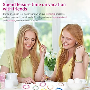 Paodey 16,000pcs Clay Beads Bracelet Making Kit 96 Colors, 900pcs Letter Beads, 100pcs Number Beads, Gold Silver Spacer Beads for Friendship Bracelets Jewelry, 6 Boxes Polymer Heishi Beads