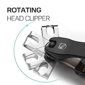 Nail Clippers, Steinder® Easy 360 Rotation Nail Clippers SET Made in Korea/cortauñas cortaúñas de manos y pies/Gift for Men & Women Convenient Senior for Thick Toe nail.