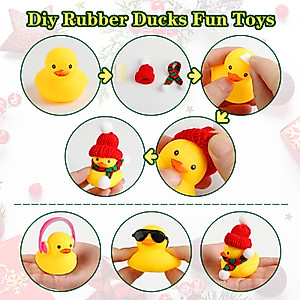 Christmas Advent Calendar 2024 for Kids 24 Days Christmas Countdown Calendar with Rubber Ducks Bath Toys Christmas Party Favors Fun Toys Gifts for Kids Boys Girls Toddlers Children Teens Friends Xmas