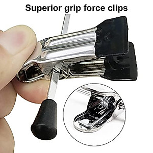 Pants Hangers 12PCS Skirt Hangers with Clips Hangers for Pants Metal Hangers Clothes Hanger Trouser Hanger