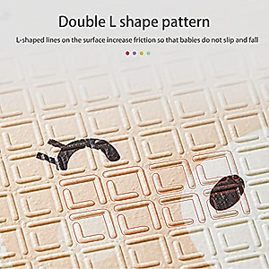 MLOONG Baby Play Mat,59x71x0.4inch Play Mat for Baby, Foldable Play Mat for Floor,Kids Foam Play Mat,Waterproof,BPA Free,Non Toxic Carlwing Mat for Baby,Large and Thick Infant Playmat