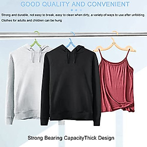 Foldable Travel Hanger 12 Pcs Portable Folding Clothes Hangers Non-Slip Lightweight Portable Coat Hanger