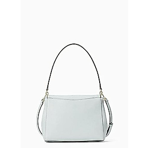 Kate Spade NY Pebbled Leather Medium Flap Shoulder Bag in Hazy Morning