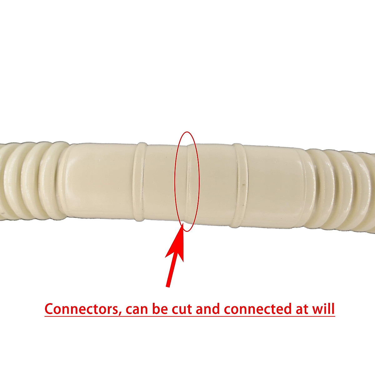 METER STAR 6.5ft(2 Meter) Long Double-Layer Thickened Air Conditioning Drains, Sewer Pipes,Outlet Pipe, Air Conditioning Drip Tubes Aging Resistance