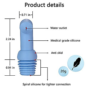 UYICOO Portable Bidet for Travel, Toilet, Camping, Portable Shattaf Bidet Sprayer, Compatible with Every Bottle