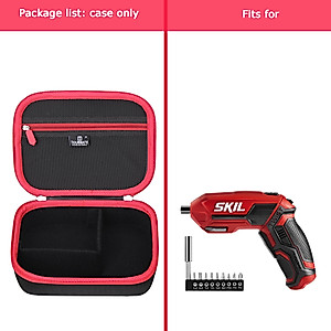 Tourmate Hard Travel Case for SKIL 4V Rechargeable Cordless Screwdriver SD561802 - Protective Carrying Bag (Case Only)