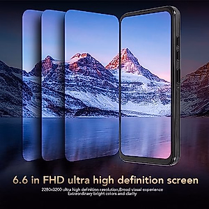 Qinlorgo Smartphone 5G WiFi, GPS Function 8MP 24MP Resolution 2280x3200 4G S23 Ultra Mobile Phone for Work (US Plug)