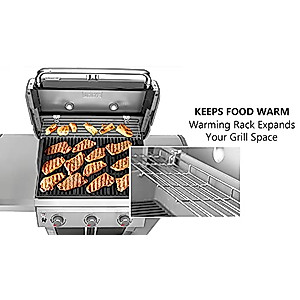 ProFire 65054 Warming Rack for Weber Genesis 300 Series, Genesis E320, E330, S310, S320, S330, Weber Genesis Parts Weber Grill Parts Grill Rack