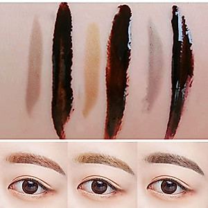 Wine Eyebrow Gel 3 Colors Wine Bottle Tattoo Brow Gel Tint Eyebrow Beauty Dyeing Eyebrow Cream Peelable Tearing Eyebrow Colouring Gel Waterproof Quick Dry Dyeing No Smudge Easy to Color