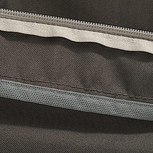 Classic Accessories Ravenna Water-Resistant 17 x 15 x 2 Inch Patio Seat Cushion, Espresso