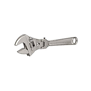 GETUHAND Flexhead Adjustable Wrench 8", Flex Ratcheting Wrench with 180 Degree Rotating Head