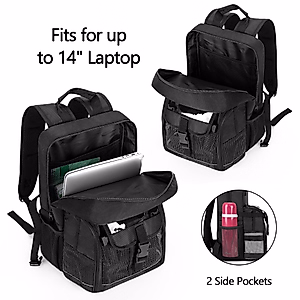 CURMIO Travel Backpack Compatible with Inogen, OxyGo and Caire Units, Portable Oxygen Concentrator Bag with Storage Compartment, Bags Only