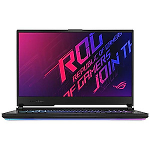 ASUS ROG Strix G17 17.3" Full HD 120Hz Gaming Notebook Computer, Intel Core i7-10750H 2.6GHz, 8GB RAM, 512GB SSD, NVIDIA GeForce GTX 1660 Ti 6GB, Windows 10 Home, Black