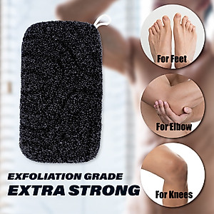 myHomeBody Extra Exfoliating Body Scrubber, Bath Sponge for Women, Loofah Exfoliator for Men, 1pc