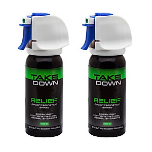 Mace Pepper Spray Relief Takedown Decontamination Spray, 2-Pack, All Natural Eye Wash for Law Enforcement and Consumers (Consumer)