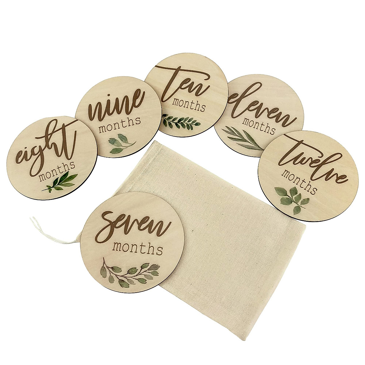 Botanical Monthly Milestone Cards