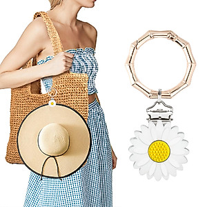 HATYDF Hat Clip for Travel, Hat Holder for Hanging Sunglasses, Car Keys, Backpacks, Luggage, Purses, Bags, Travel Accessories Gold