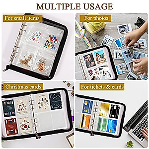 Transparent Jewelry Storage Book Earring Organizer, Jewelry Organizer Travel Earring Case Album Jewelry Container Jewelry Bags, Make Jewelry Organized and Prevent Oxidation(70 Grids+60 Zipper Bags)