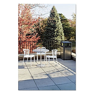 Safco Products 2490SL Entourage Table Base (Top Sold Separately), Silver