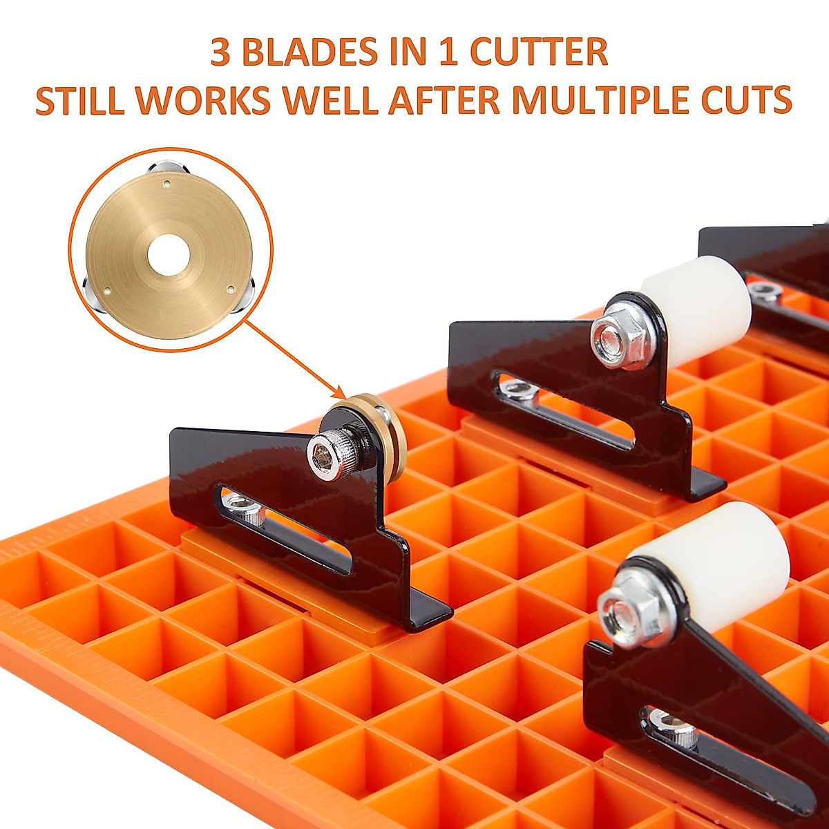 Glass Bottle Cutter Kit, FIXM DIY Glass Cutter for Bottles with Grid Baseboard and Adjustable Baffle Design, Complete Set of Bottle Cutter & Glass Cutter for Square and Round Bottle