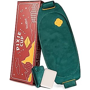 Pixie Period Heating Pad for Cramps - Best Portable Pain Relief Device with Heat On The Market - Hours of Menstrual Pain Relief - Wear The Belt Discreetly & Comfortably While You Work Any Job