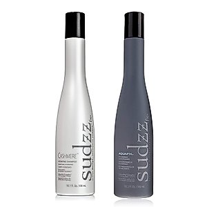 SUDZZFX Cashmere Hydrating Shampoo, 10.1 Fl Oz & Aquafix Hydrating Conditioner, 10.1 Fl Oz