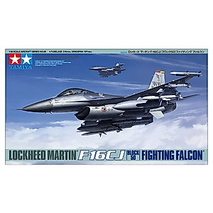 Tamiya 61098 1/48 Lockheed Martin F-16CJ Plastic Model Airplane Kit