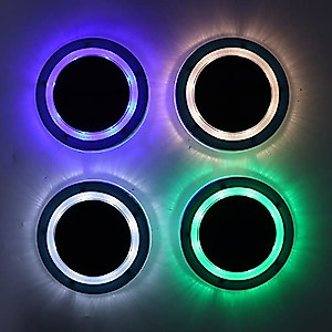 Tomotato 4 Pcs Solar Floating Lights, Waterproof Solar Floating Pool Led Lights Color Changing Solar Lights for Swimming Pool Pond Spa Hot Tub Garden