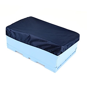 acime Deck Box Waterproof, Outdoor Deck Box, Protective Box Covers Convenient Waterproof Dustproof, Storage Basket with Elastic Rope Garage Supplies for Homes Kitchens Garages Decks