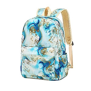 Bluboon Teen Girls School Backpack Kids Bookbag Set with Lunch Box Pencil Case Travel Laptop Backpack Casual Daypacks