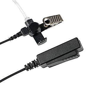 Earpieces for Motorola Walkie Talkies with Mic PPT and Acoustic Tube Headset for Walkie Talkies APX4000 APX6000 APX7000 APX 8000 XPR6350 XPR6550 XIR8268 (1 Packs)