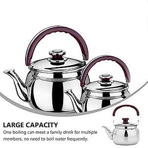 LIFKOME Pot Tea 0.8 QT Whistling Tea Kettle for Stove Stainless Steel Whistling Tea Pots Classic Stovetop Kettle Tea Pot