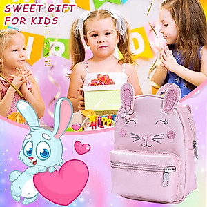 PinkSheep Toddler Backpack Toddler Bag Cute Pink Rabbit Bag for 3-13 Years Little Grils Kids