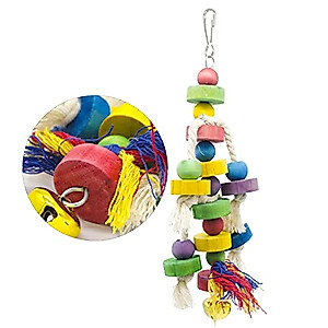 Juguetes Toys Parrot Swing Toy 2 pcs Parrot Toy Parrot bite Toy Parrot Playing Toy Hanging Funny Parrot Chewing Toy Bird Cage Chew Chew Chew Toys Parrot Block