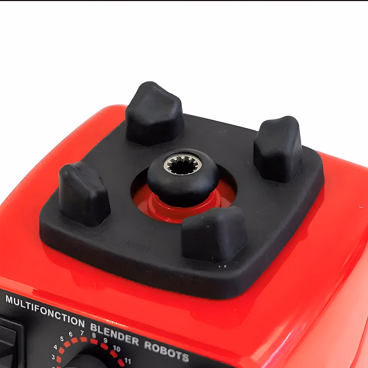 Generic Silver Crest Blender 4500W 2L Large Capacity Commercial With Mixer Grinder Heavy Duty Machine Portable Ice Smoothie Blenders, Medium, Red& Black, JWS-801PP