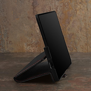TORRO Phone Case Compatible with Samsung Galaxy Z Fold5 – Premium Leather Wallet Case with Stand Function and Card Slots (Black)