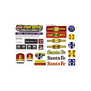 LEC USA 1950 Santa Fe Super Chief F7 EMD Battery Operated Train Set