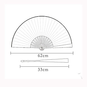 Folding Hand Fan Folding Fan Handheld Folded Fan Hand Fan Boy Domineering Folding Fan Chinese Style Ancient Costume Retro Hanfu Accessories Foldable Fan Hand Held Fans (Color : A, Size : 33CM)
