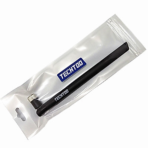 TECHTOO WiFi Antenna Dual Band 7dBi 2.4GHz/5.8GHz with RP-SMA Connector for Wireless Network Router USB Adapter PCI Card IP Camera DJI Phantom Wireless Range Extender FPV UAV Drone