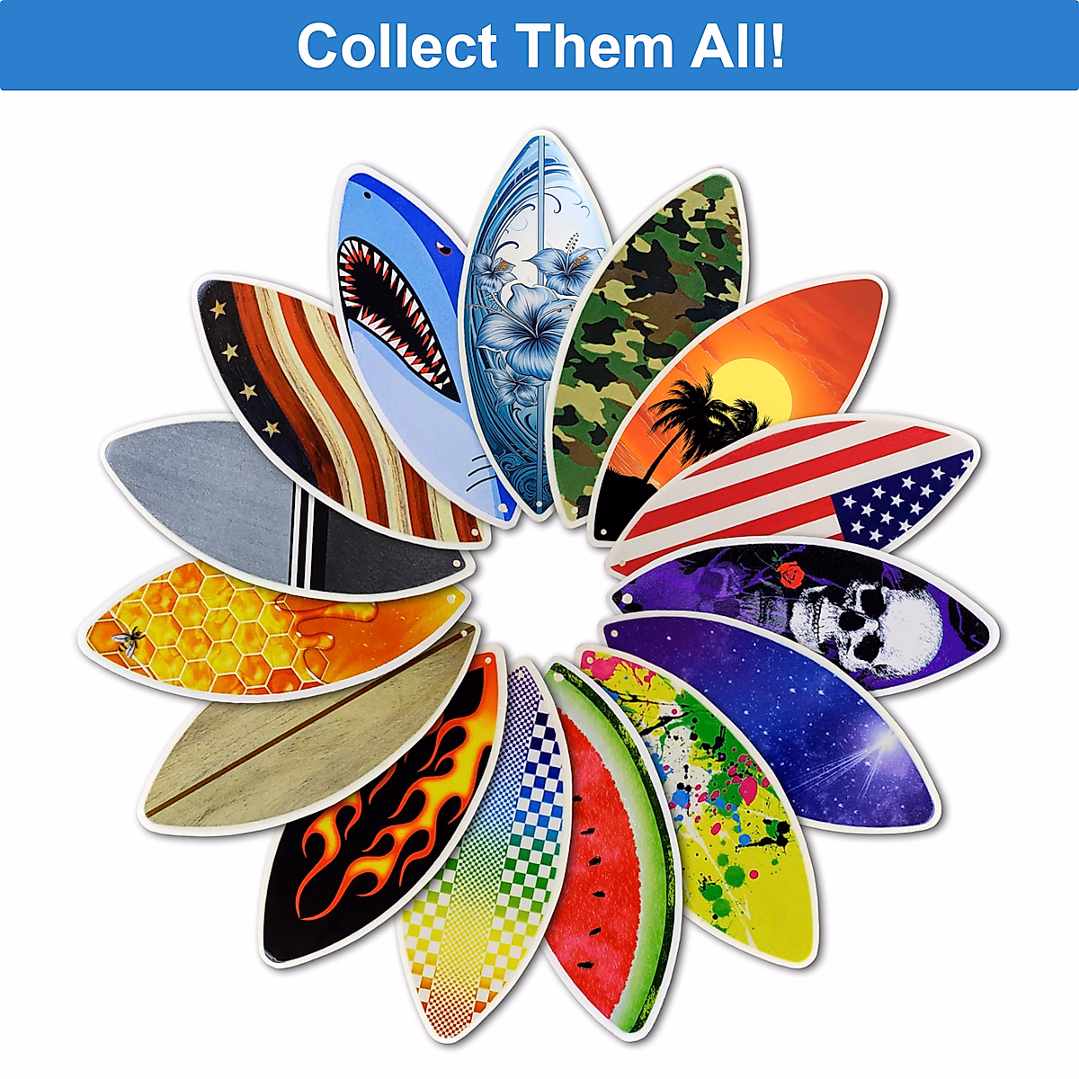 Shaka Minis Finger Skimboard | Finger Surfboard - Skim and Surf The Wind, Waves and Almost Anywhere (Endless Summer)