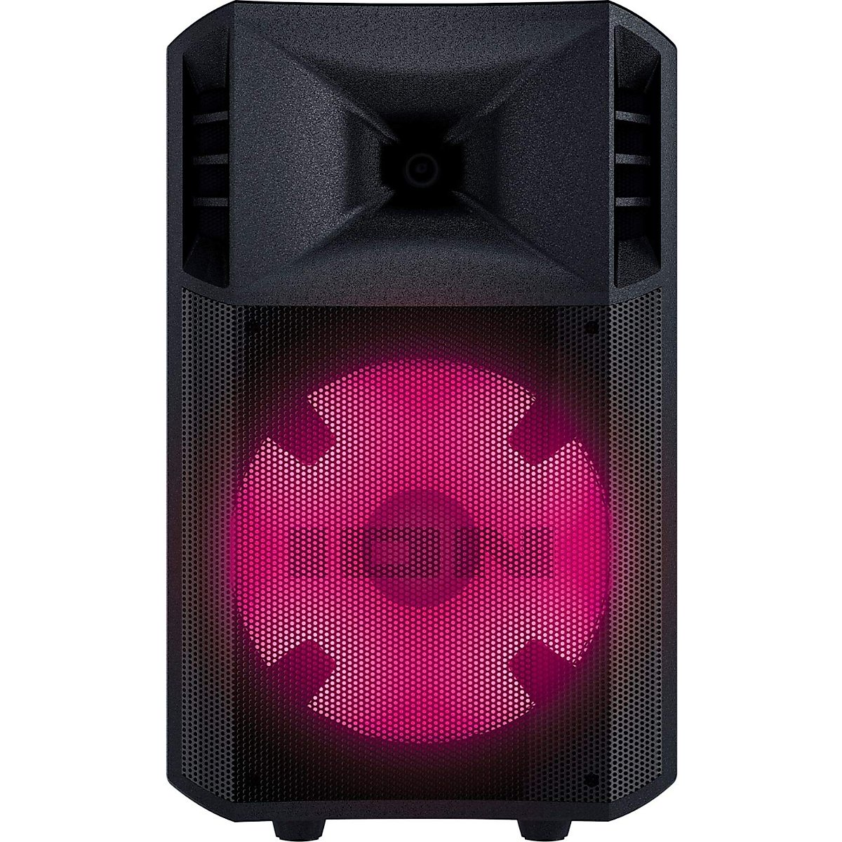 ION Audio - POWERGLOW 10" 200W 2-Way PA Bluetooth Speaker with Built-in Battery - Black