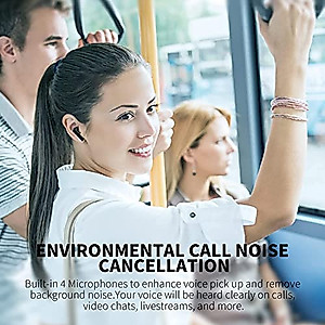 Wireless Earbuds,Bluetooth Headphones 5.3,HiFi Sterero Auto Pairing Earphones with Mic,Charging Case,30H Playtime,IP7 Waterproof Noise Cancelling Bluetooth Ear Buds for iPhone/Samsung/AirPods/Workout