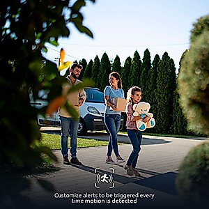 NEXXT 2K Outdoor PTZ Security Camera with Wi-Fi, Weather Resistant, 355° Coverage, Smart Motion Detection and Tracking, Two-Way Audio, Night Vision, Cloud Storage, Alexa, Wired | Camara de Seguridad