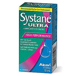 Systane Ultra Lubricant Eye Drops, High Performance 0.33 fl oz (10 mL) - Twin Pack