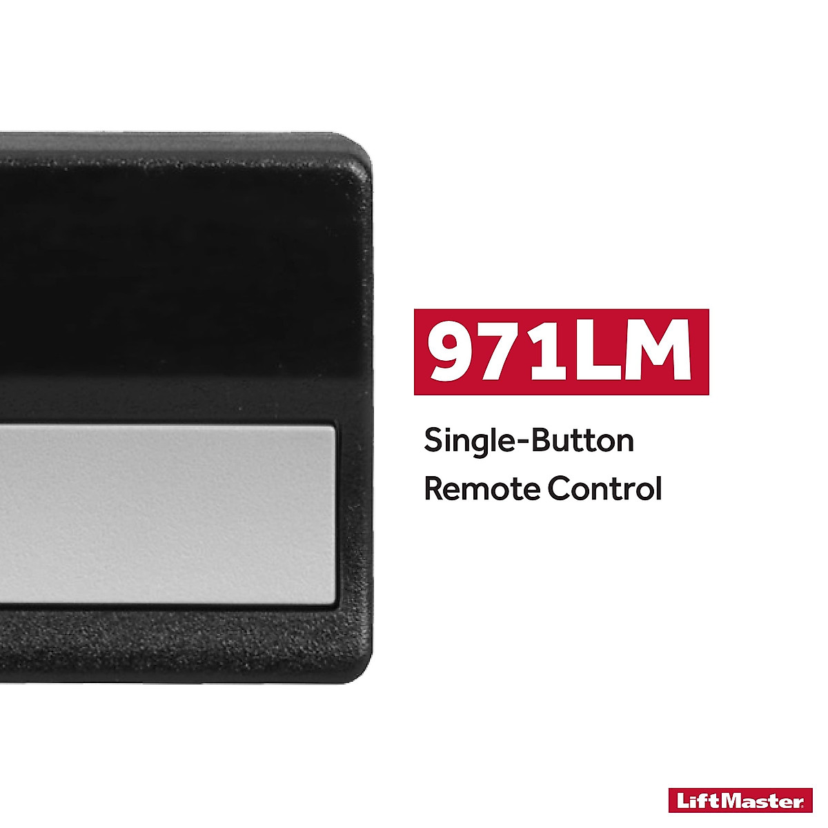 LiftMaster 971LM Security+ 1-Button Garage Door Opener Remote Control with Visor Clip - Pack of 2